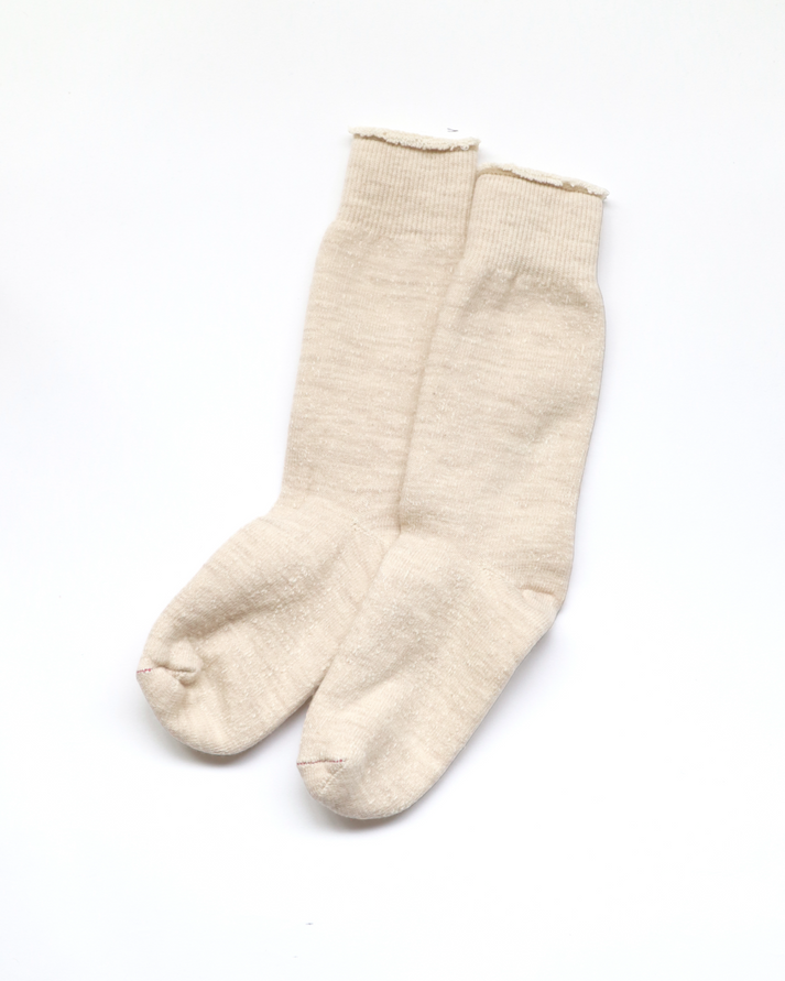 ROTOTO R1001 DOUBLE FACE SOCKS "MERINOWOOL&ORGANIC COTTON" - Oatmeal ...