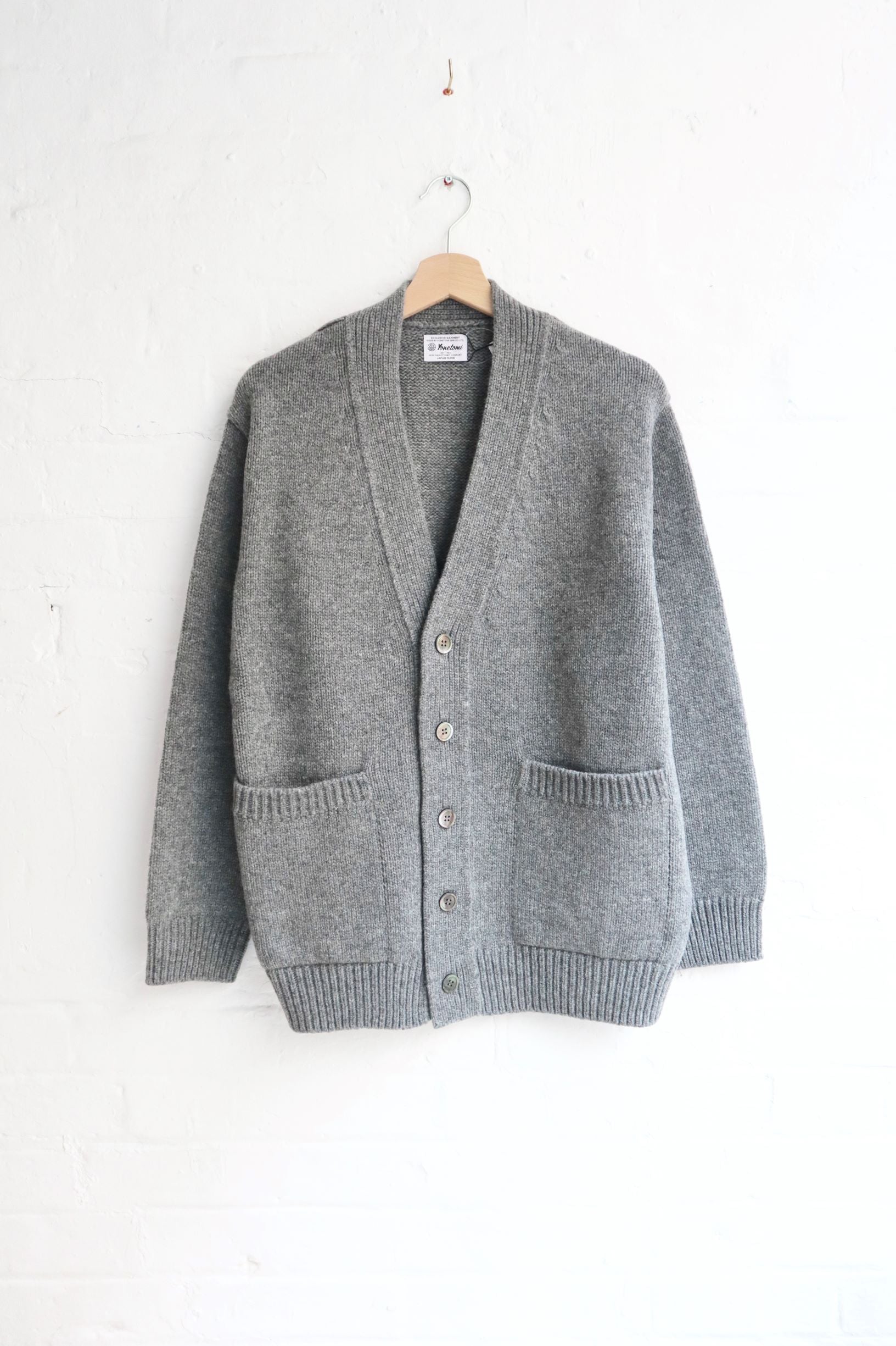 Yonetomi - Noragi Cardigan, Gray – SUNNYSIDERS